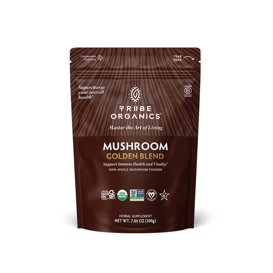 Mushroom Golden Blend Powder 1-Pack 25 | TRIBE ORGANICS